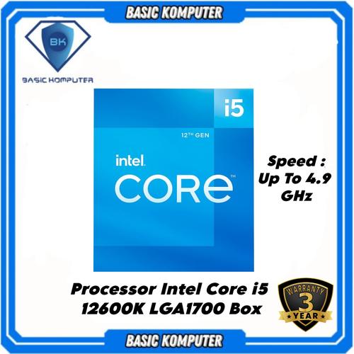Jual PROCESSOR INTEL CORE I5 12600K BOX SOCKET LGA1700 3.7GHz - Jakarta ...