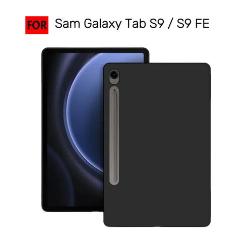 Promo Case Samsung Tab S9 / S9 FE Softcase PREMIUM BLACK MATTE Case ...