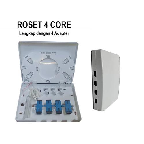 Jual ROSET FO 4 CORE / ROSET FTTH 4 CORE / ROSET PLASTIK 4 CORE ADAPTER ...
