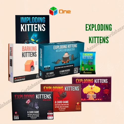 Promo EXPLODING KITTENS / NSFW / Imploding / Streaking Kitten Board Games Card Game MAINAN BOARD ...