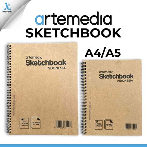 Jual Buku Sketsa Artemedia Sketchbook Wired A5 A4 Craft Cover Jilid ...