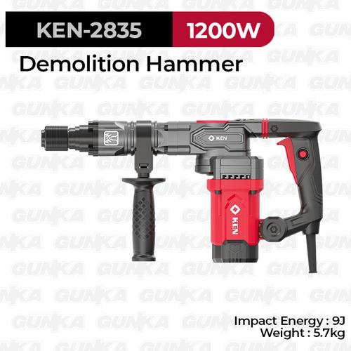 Promo Heavy-Duty Demolition Hammer (SDS-Hex 5.7Kg 9J 1200W) KEN-2835 ...