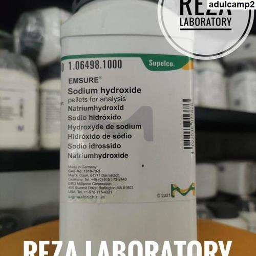 Jual Sodium Hydroxide / Natrium Hidroksida / NaOH PA Merck 106498 1KG ...