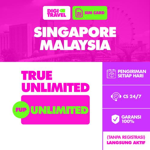 Promo DIGI TRAVEL Sim Card Singapore Malaysia True Unlimited | Simcard ...