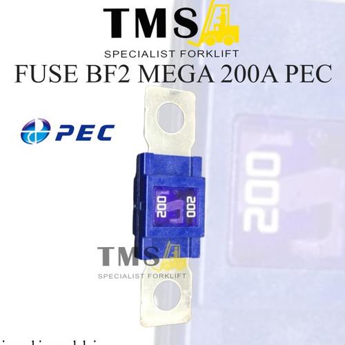 Jual FUSE 200A - MEGA BF2 BLUE FOR FORKLIFT PEC Jepang Fuse - Kota ...