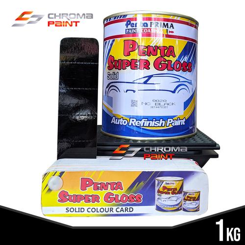 Jual Cat Duco Warna Hitam Penta Super Gloss NC BLACK - Cat Mobil dan ...