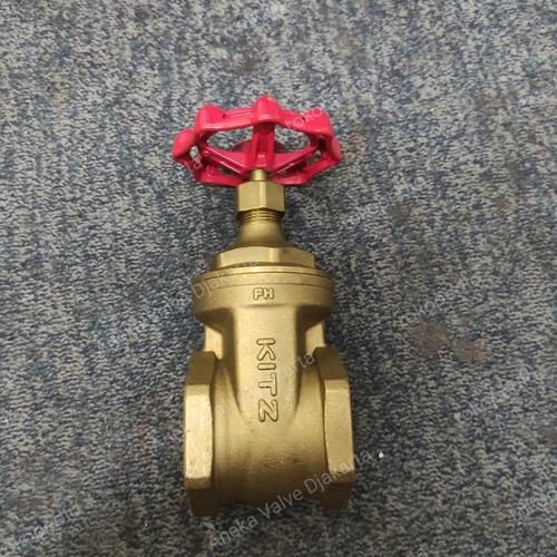 Jual Gate Valve Kitz kuningan 3/4" inch / Gate Valve Brass Kitz ...