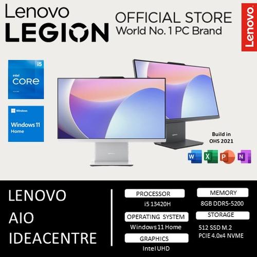 Promo Lenovo AIO Ideacentre 24IRH9 i5 13420H 8GB 512GB W11+OHS 23.8FHD ...