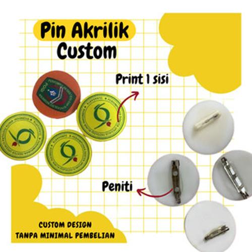 Jual Pin akrilik custom / bros akrilik / pin custom - Kota Surakarta ...