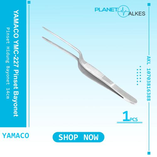 Jual Pinset Hidung Telinga Bayonet 14cm Stainless YAMACO YMC-227 Pinset ...