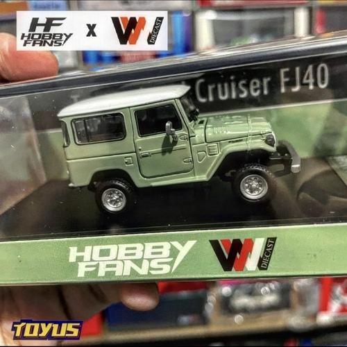 Jual Hobby Fans X WWD - Land Cruiser FJ40 Light Green With White Roof ...