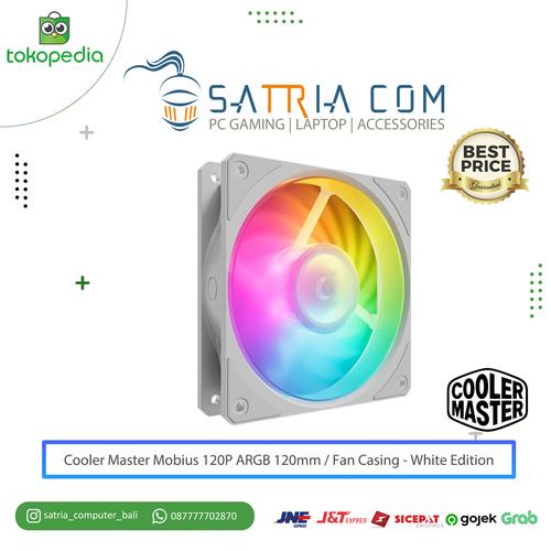 Jual Cooler Master Mobius 120P ARGB 120mm / Fan Casing - White Edition - Kota Denpasar - Satria ...