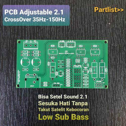 Jual PCB Preamp 2.1 dengan crosover 30Hz - 150Hz - Kab. Deli Serdang - Barlex Audio | Tokopedia