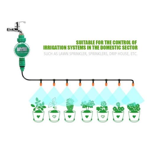 Jual Digital Timer Kran Air Taman Otomatis/Sprinkler Timer Keran Taman ...