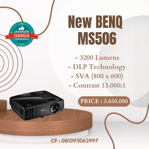 Jual New BENQ MS506 3200 Lumens SVGA(800x600) DLP Technology 13.000:1 ...