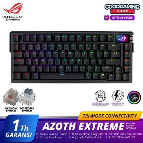 Promo ROG Azoth Extreme 75% Custom Gaming Keyboard Aluminum Chassis ...