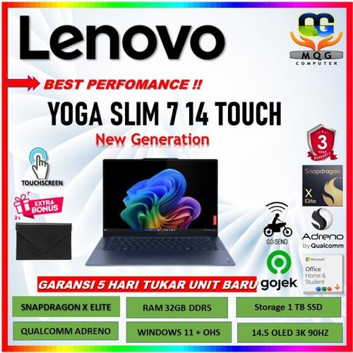 Jual Lenovo Yoga Slim 7X 14 Touch Oled Snapdragon X Elite 32Gb 1Tb W11 ...
