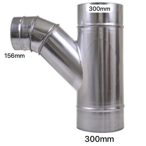Jual Tee Y 45 Derajat Ducting Reducer 300mm x 156mm - Jakarta Pusat ...