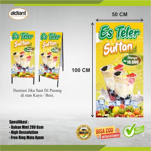 Jual BANNER / MMT ES TELER SULTAN 50X100 CM 2 PCS - Kab. Sragen ...