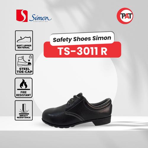 Jual Sepatu Safety Simon TS-3011-R Ujung Besi Sole Rubber Anti Slip ...