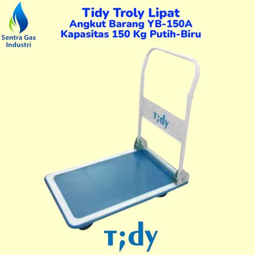 Jual Tidy Troly Lipat Angkut Barang YB-150A Kapasitas 150 Kg Putih-Biru ...