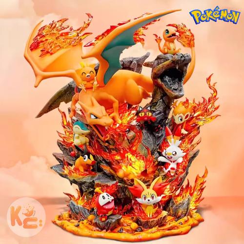 Jual Action Figure LED Charizard All Fire Type Legendary Pokemon ...