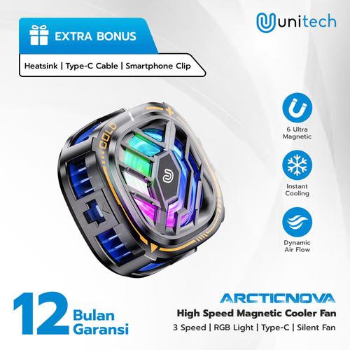 Promo Cooler Handphone X76 Pro Unitech ArcticNova Fan Cooler HP ...
