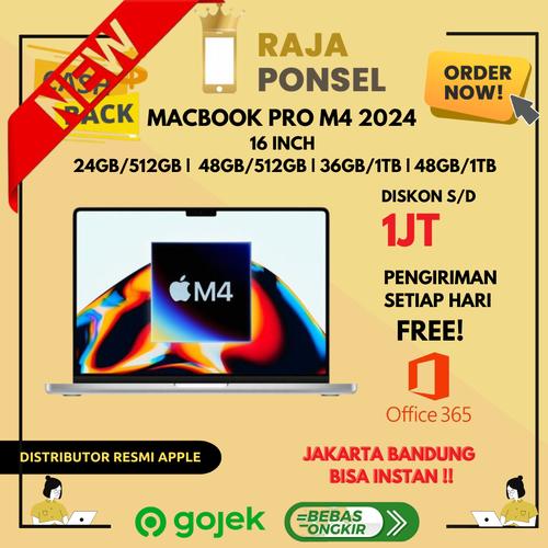 Promo Apple MacBook Pro M4 Pro Max 16-Inch 1TB 512GB SSD RAM 46GB 36GB ...