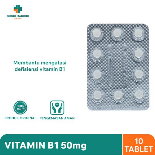 Jual Vitamin B1 50mg Kimia Farma (1 Strip) - Jakarta Timur - Budhi ...
