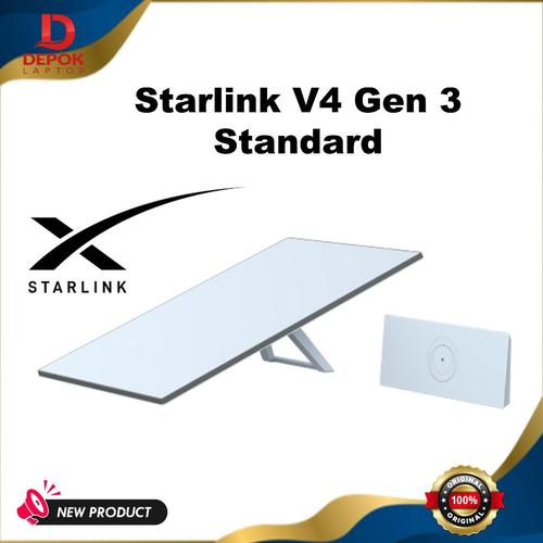 Jual Starlink V4 Gen 3 Standard Flat Satelite Kit Antena Wi-Fi 6 Router ...