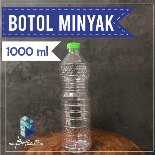 Jual Botol minyak goreng 1 Liter / botol plastik 1 lt / Botol 1000 ml ...