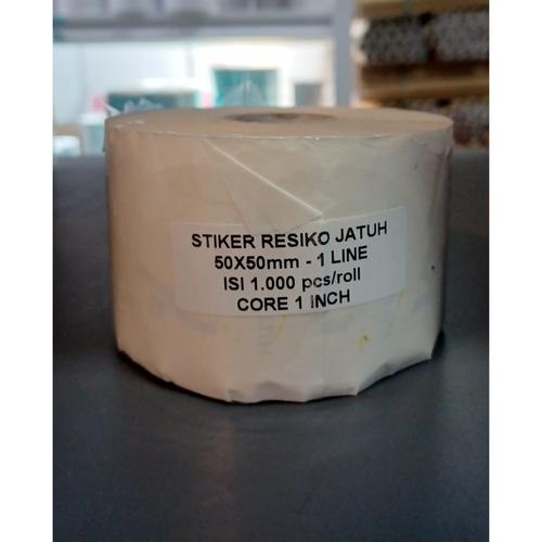 Jual STIKER RESIKO JATUH 50X50MM-1 LINE ISI 1.000 PCS/ROLL - Jakarta ...