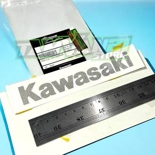 Jual MARK FUEL TANK STIKER TANGKI LOGO KAWASAKI Z250 PUTIH LUAR SILVER ...
