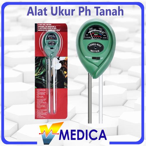 Jual Alat Ukur Ph Tanah - 3 in Soil Tester ( Ph-Moisture-Light) Ph ...