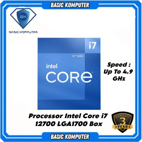 Jual PROCESSOR INTEL CORE i7 12700 2.1 GHz BOX SOCKET 1700 GARANSI 3 TAHUN - Jakarta Pusat ...