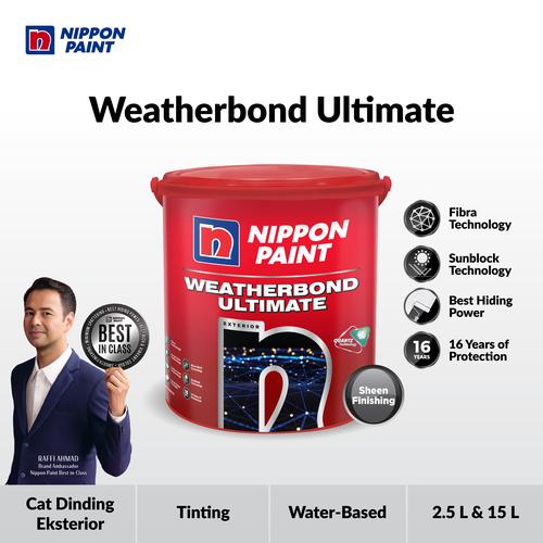 Jual NIPPON WEATHERBOND ULTIMATE (TINTING)- 15L- CAT ULTRA PREMIUM ...