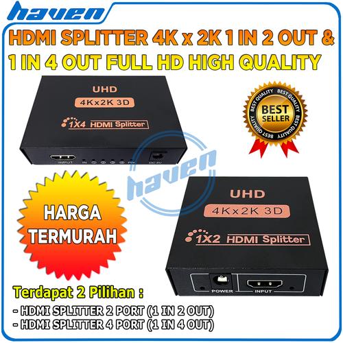 Promo HDMI Splitter 2 Port 1 In 2 Out Splitter HDMI - 2 PORT BIRU - Kota Tangerang - CCTV HAVEN ...