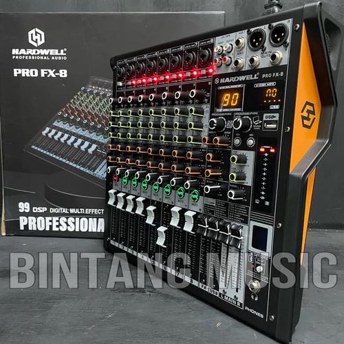 Jual Mixer hardwell pro fx8 original 8 channel bluetooth profx8 ...
