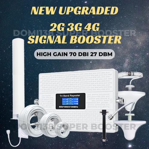 Jual PENANGKAP JARINGAN SINYA HP 4G TRI BAND BOOSTER 900 1800 2100 ANTENA OUTDOOR LUAR OMNI 360 ...