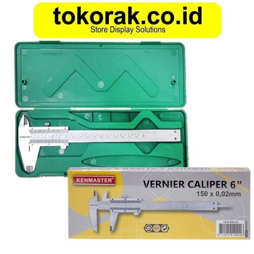 Jual SIGMAT 6 INCH MANUAL KENMASTER VERNIER CALIPER BESI 6" KALIPER JANGKA SORONG 0 - 150MM ...