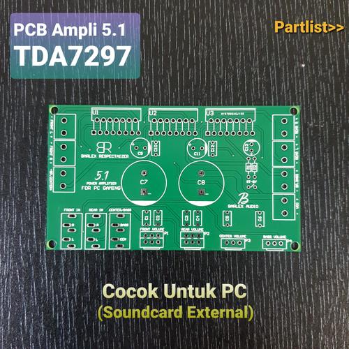 Jual PCB Ampli 5.1 TDA7297 - Kab. Deli Serdang - Barlex Audio | Tokopedia