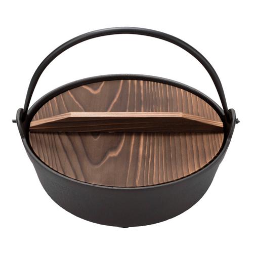 Promo OIGEN Cast Iron round pot F-024 Maru nabe 8 inch/ 20cm 2,1L ...