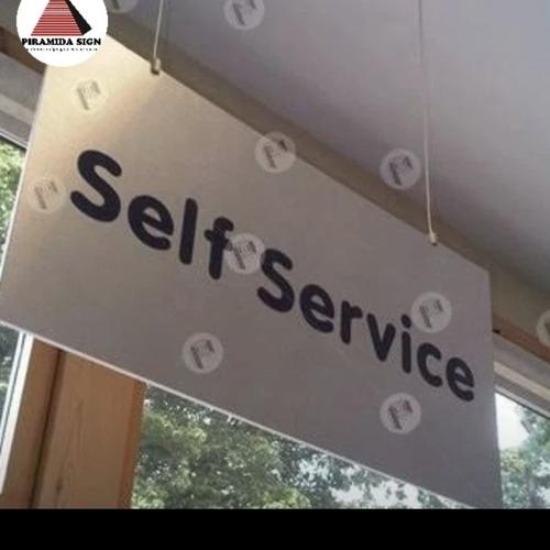 Jual Sign gantung Informasi Self service - 1 sisi - Kota Surabaya ...
