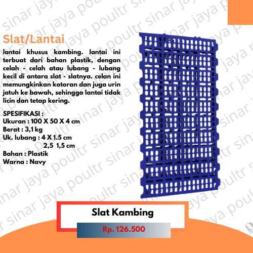 Jual NEW!!! PLASTIC ALAS KANDANG SLAT KAMBING DOMBA BIRU NAVY KANDANG ...
