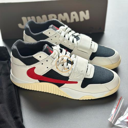 Jual Jordan Jumpman Jack TR Travis Scott University Red FNF / FZ8117 ...