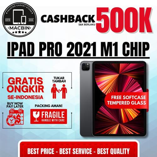 Jual iPad Pro M1 Chip 2021 11 12 Inch 1TB 512GB 256GB 128GB Wifi ...