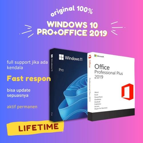 Promo Windows 11 Pro + Office 2019 Pro Plus Original Lisensi + DVD - lisensi saja - Jakarta ...