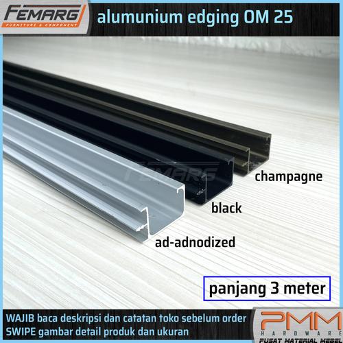 Jual Handle aluminium OM 25 FEMARG | profil alumunium gagang pintu ...