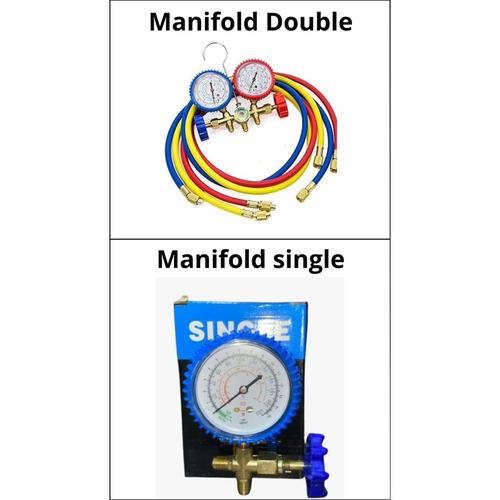 Jual Manifold AC Double Gauge Selang R22 Multifungsi Freon R22 R134 R32 ...