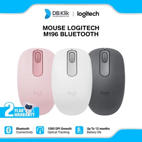 Jual Mouse Logitech M196 Bluetooth 1.000 DPI - Graphite/Black - Jakarta ...